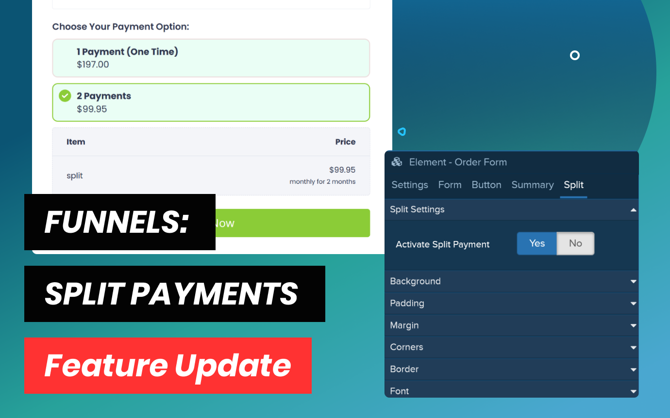 Funnels: Split Payments – Kickpages Updates